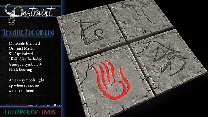 Second Life Marketplace - [CON] Arcane Flooring Box